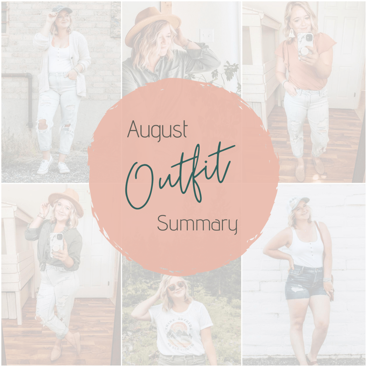 August Outfit Summary – A Lady and Her Littles